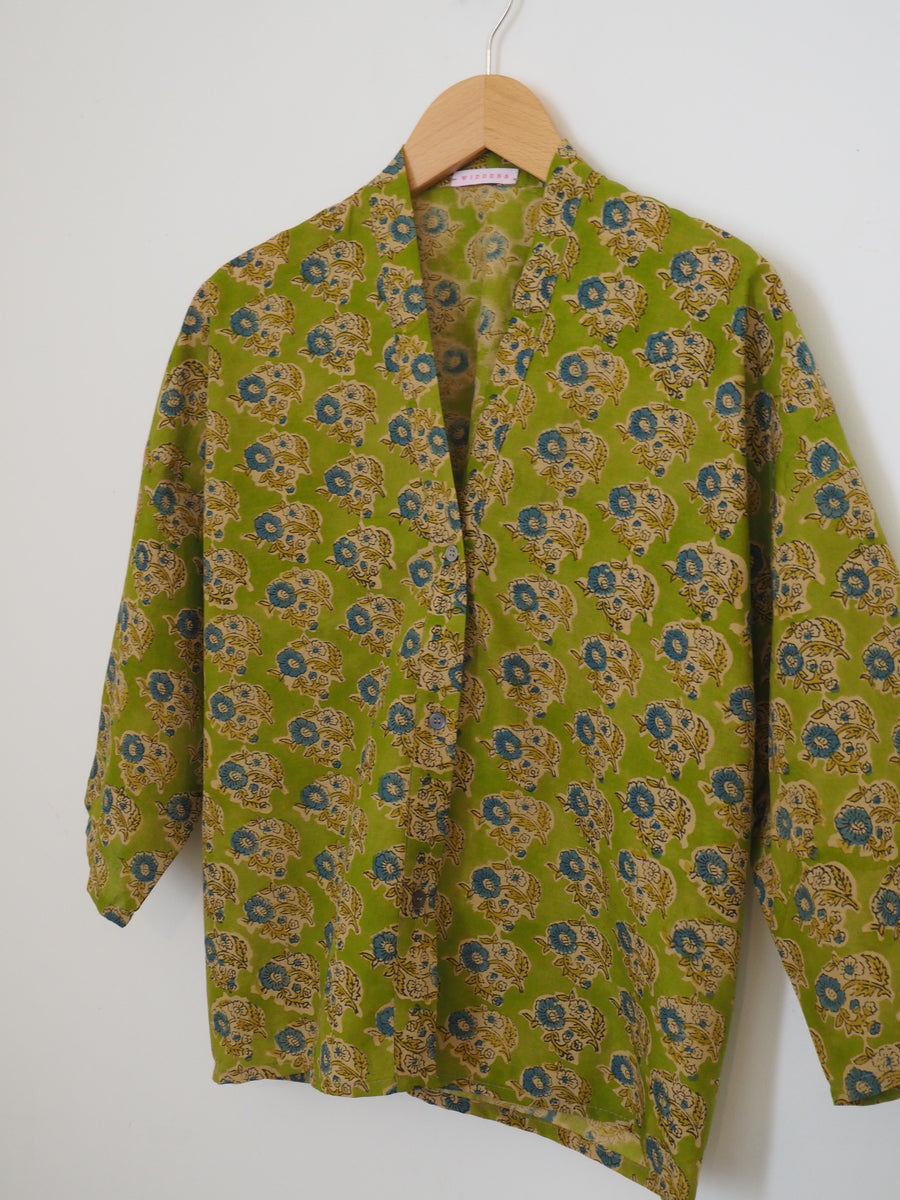 Temple top- Blue Daisy – WIDDESS